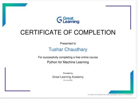 Tushar Chaudhary On Linkedin Greatlearning Machinelearning Python