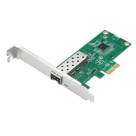 Pci Express X1 Fiber Optical Ethernet Card Gigabit Sfp Network Adapter With Intel I210 Chip