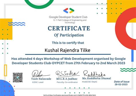 Kushal Tilke On Linkedin Gdsc Webdev