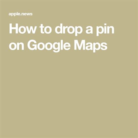 How To Drop A Pin On Google Maps Metro Google Maps Map Google Tricks