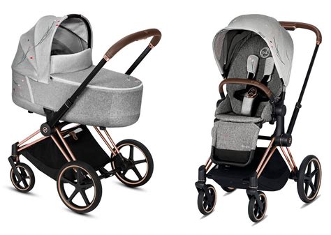 Коляска 2 в 1 Cybex Priam Iii Koi Rosegold