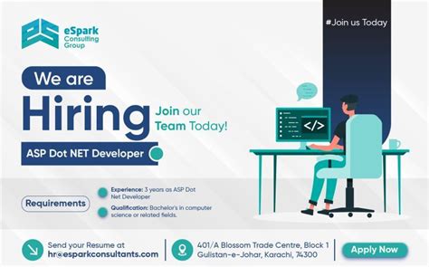 maha sohail on linkedin espark consulting group is looking for an asp dot net developer…