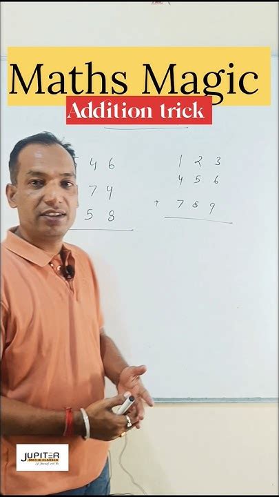 Addition Trick Maths Viralvideo Classroom Shorts Ytshorts Youtube Addition Tricks