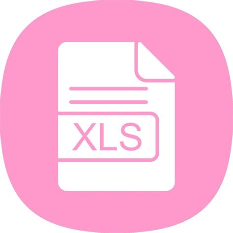 Xls File Format Glyph Curve Icon Design 43773656 Vector Art At Vecteezy