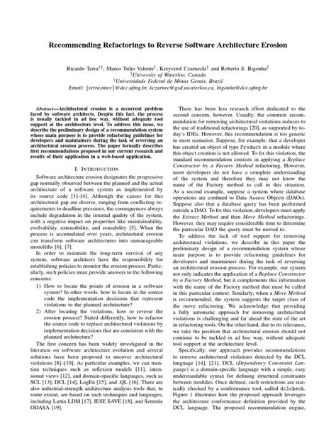 Recommending Refactorings To Reverse Software Architecture Erosion