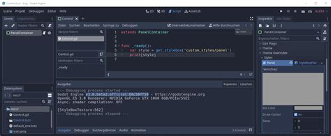 Getstylebox For A Panelcontainer Always Returns Styleboxtexture Object · Issue 77628