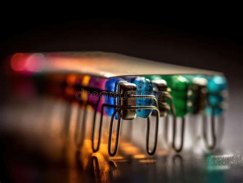 A Macro Shot Of An Electronic Resistor With Its Color Coding Clearly