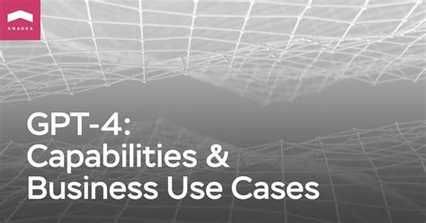 Chatgpt In Business Gpt 4 Use Cases