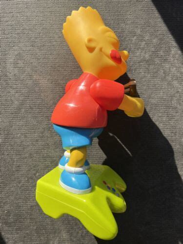 Vintage Simpsons Talking Bart Simpson Room Guard 2001 Planet Toys Inc