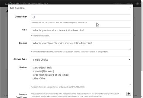 Compliance App Authoring Tutorial — Govready Q Compliance Server V0100 Documentation