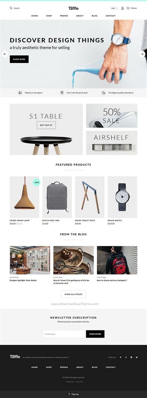 Clean ECommerce Shop HTML Template Shopify Website Design Online Store Design Ecommerce Shop