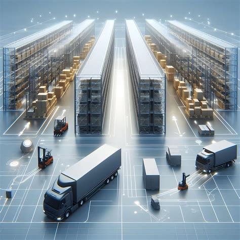 Premium Photo Photo Real For 3d Visualization Of A Streamlined Warehouse Workflow In Camping