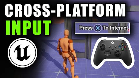 Unreal Engine 54 How To Setup Cross Platform Input Pcconsole Tutorial Youtube