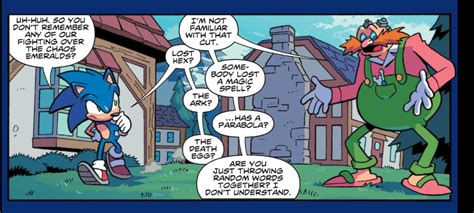 My Husband When I Am Infodumping About Sonic Lore Idw Spoilers R
