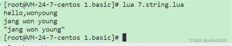 七、lua字符串lua 字符串包含 Csdn博客