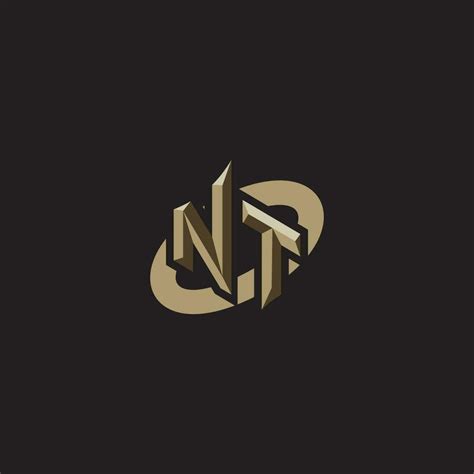 Nt Initials Concept Logo Professional Design Esport Gaming 35168338