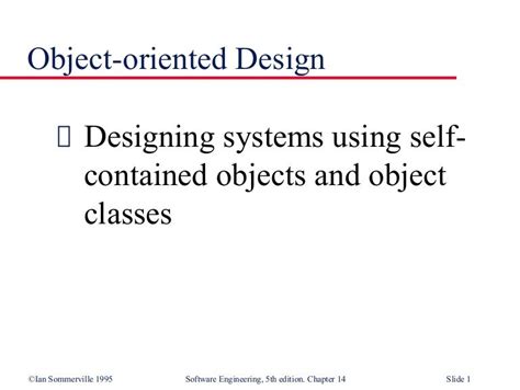 Object Oriented Design Concept