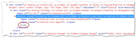 Jquery Jqueryui Dialog Is Incorrectly Showing Text Under The Close