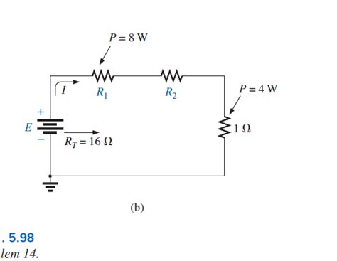 solved find the unknown quantities for the circuits in fig