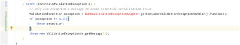 The Dubbo Method Parameter Validation Exception Message Is Swallowed By