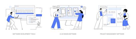 Premium Vector It Software Abstract Concept Vector Illustrations