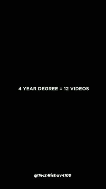Degree And Videos Reels Shortsfeed Shorts Coding Motivation Fyp