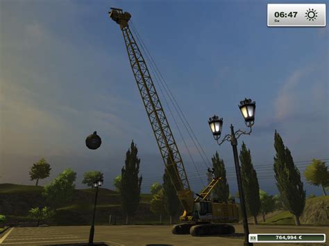 FS Liebherr wrecking ball v Other manufactors Mod für Farming Simulator