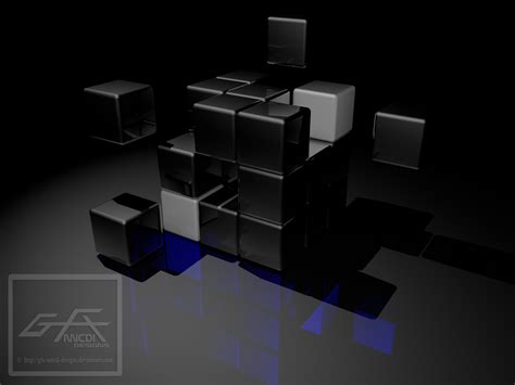 Exploding Rubik Cube By Gfx Micdi Designs On Deviantart