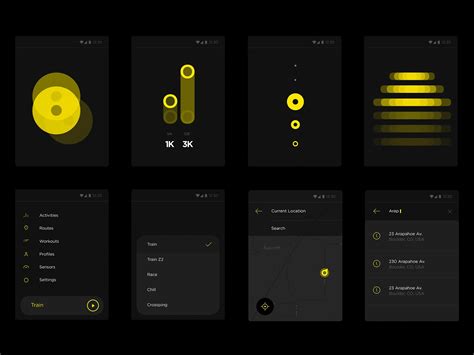 Black And Yellow Tracking Interface By Leahrami Rezdes On Dribbble Black And Yellow Tracking Interface By Leahrami Rezdes On Dribbble