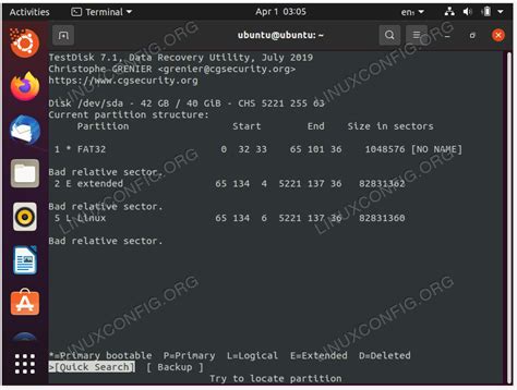 How To Recover Partition Table In Linux Linux Tutorials Learn Linux