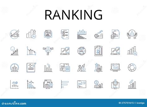 Identifying And Categorizing Line Icons Collection Sorting Labeling