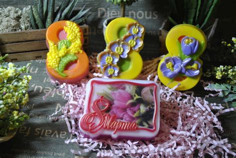 Формы для мыловарения к 8 марта 8 ки Мимозы Крокусы Орхидеи и Прямоугольник под картинку 4