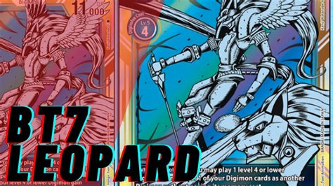Digimon Tcg Bt7 Leopardmon Deck Profile Youtube