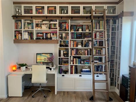 Building A Beautiful Bookcase Library Wall With Billy