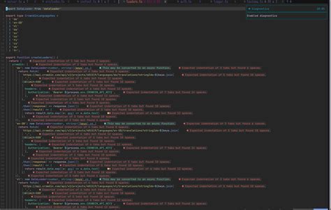esling prettier and lsp configuration went wrong at some point