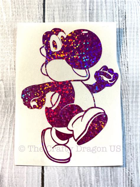 Yoshi Decal Yoshi Sticker For Car Laptop Tumbler Etsy