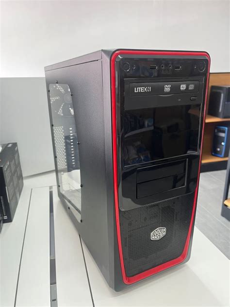 Cooler Master Desktop Pc Casing Red Used） Computers And Tech Parts And Accessories Other