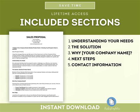 Sales Proposal Letter Template Probiztemplates