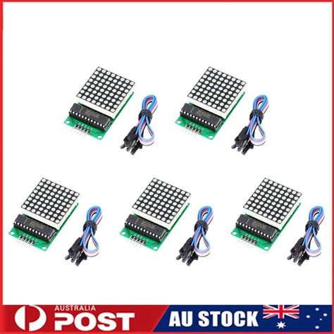 Max7219 8x8 Dot Matrix Module Mcu Led Display Control Module 5v With