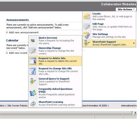 Creating Custom Menu With Sub Menus Under Site Actions In Sharepoint