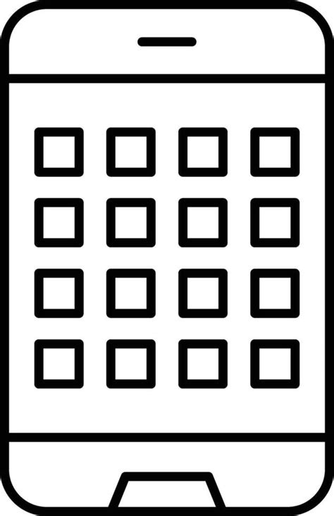 Mobile App Line Icon Design Vector Art At Vecteezy