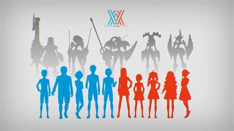 Darling In The FranXX Zero Two Hiro Argentea Chlorophytum Delphinium