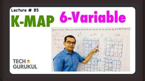 85 6 Variable K Map Digital Electronics Tech Gurukul By Dinesh Arya Youtube