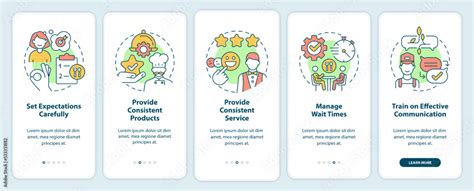 Restaurant Customer Service Onboarding Mobile App Screen Communication