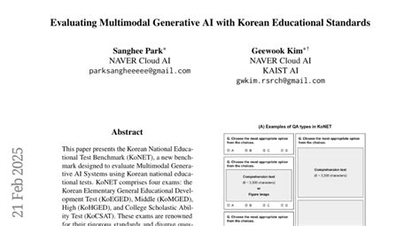 Evaluating Multimodal Generative Ai With Korean Educational Standards Ai For Dummies
