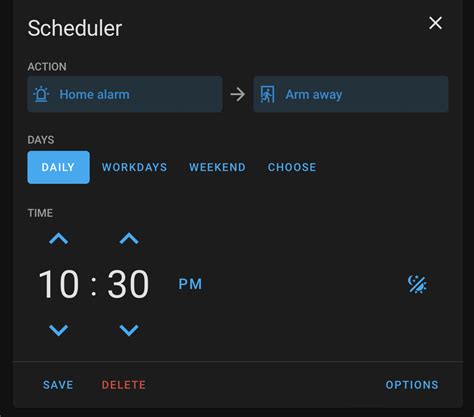 Scheduler Cardcustom Component Dashboards And Frontend Home