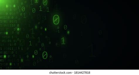 Green Binary Code Background Hitech Modern Stock Vector Royalty Free 1814427818 Shutterstock