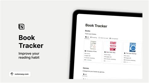 Notion Book Template Copperjery