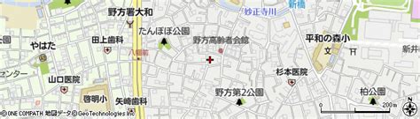 東京都中野区野方2丁目28 4の地図 住所一覧検索｜地図マピオン