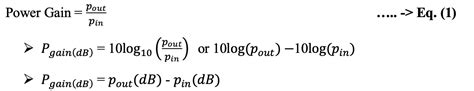 Power Gain And Voltage Gain In DB Rahsoft